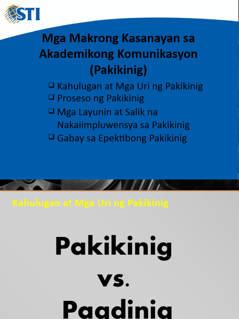 Pakikinig | PDF
