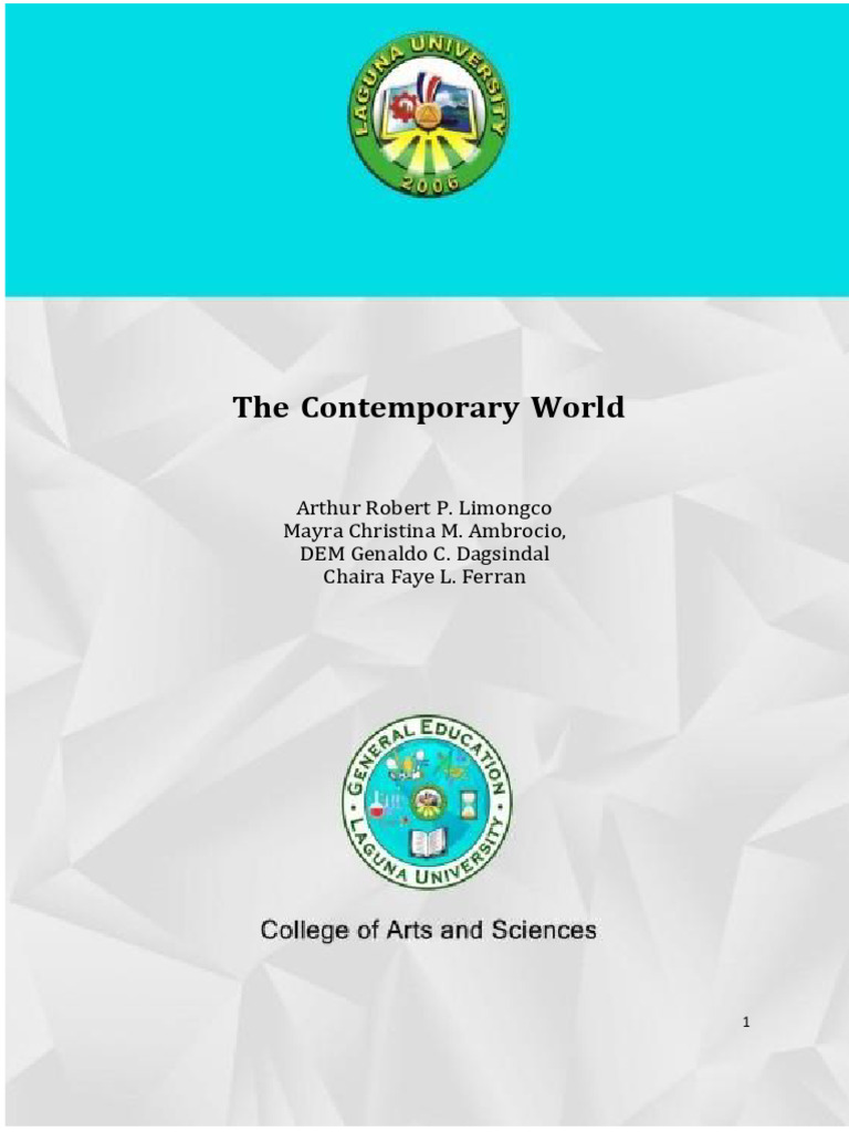 The Contemporary World | PDF | Globalization | Non Tariff Barriers To Trade