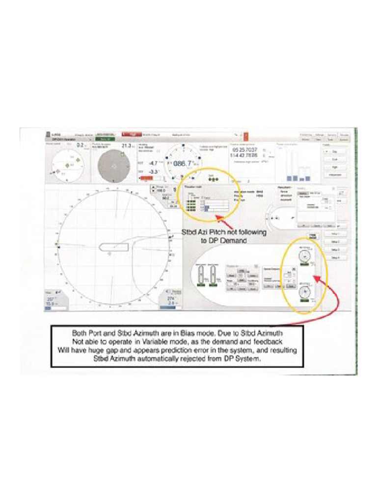 Sequence of STBD Azimuth Prediction Error and Rejected From DP | PDF