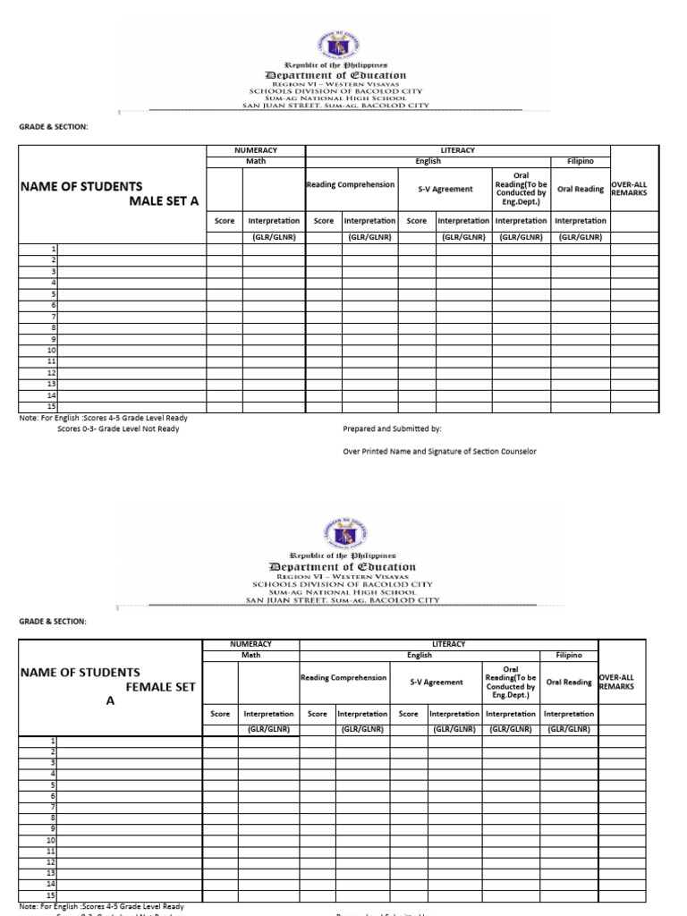 Numeracy and Literacy Report | PDF | Literacy | Hobbies