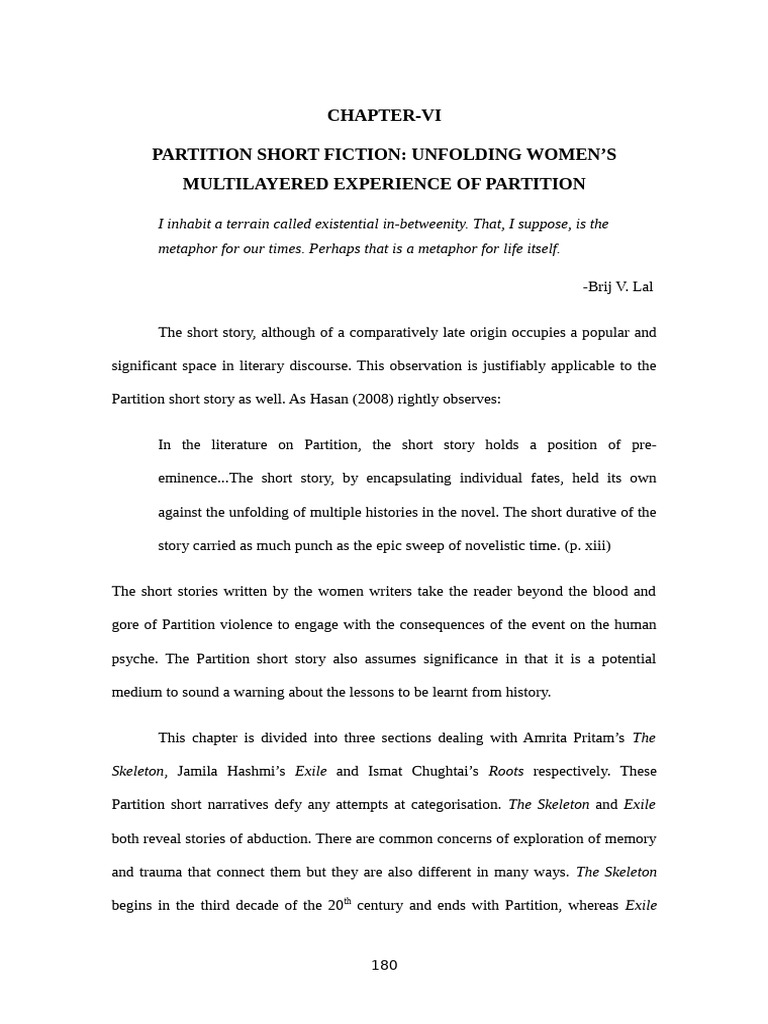 Roots | PDF | Partition Of India | Nostalgia