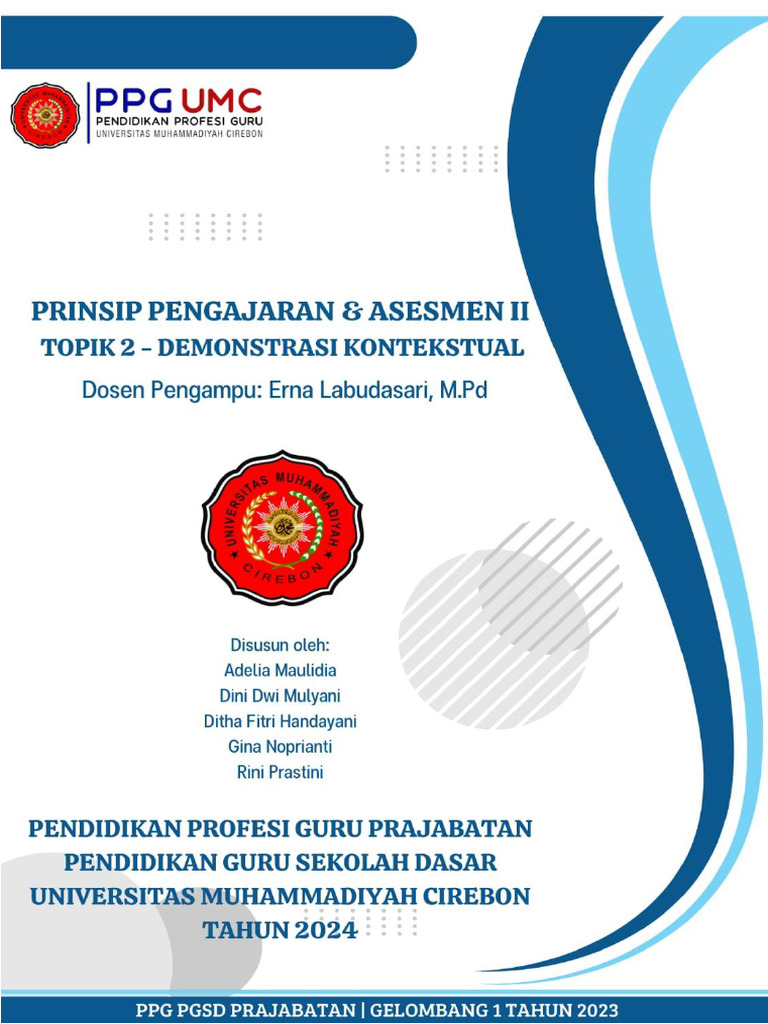 TOPIK 2 DEMONSTRASI KONTEKSTUAL PPAE II | PDF