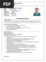Fatima CV Example | PDF | Engineering | Teachers