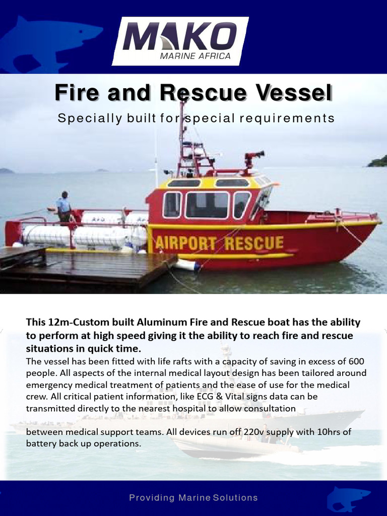 MAKO Marine - Fire and Rescue Vessel | PDF