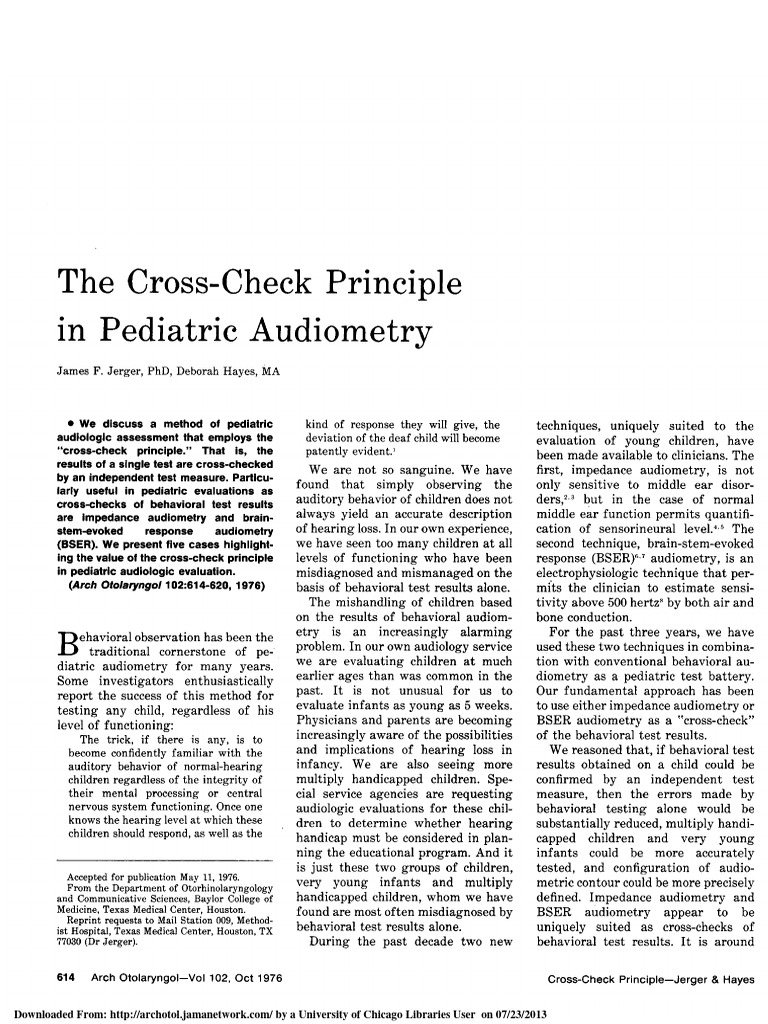 Audiometry Principle Pdf Hearing Hearing Loss