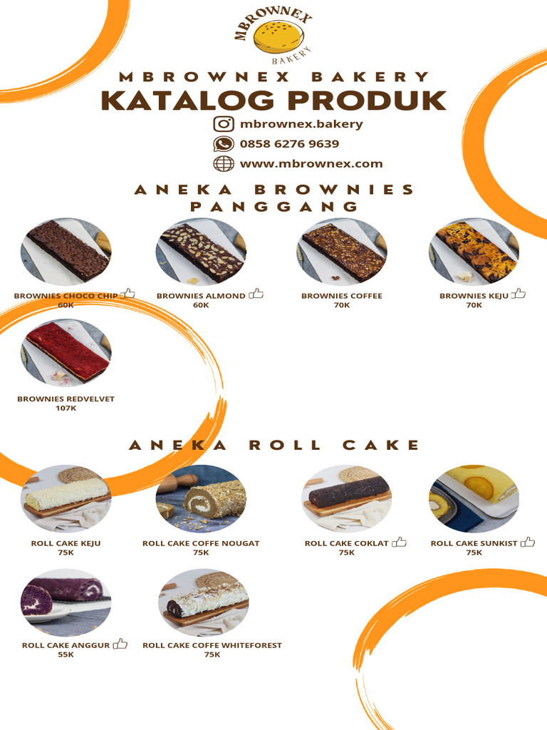 Katalog Mbrownex Bakery (NEW) | PDF | Doughnut | Baked Goods