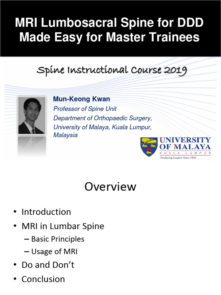 KMK MRI Made Easy | PDF | Magnetic Resonance Imaging | Vertebral Column