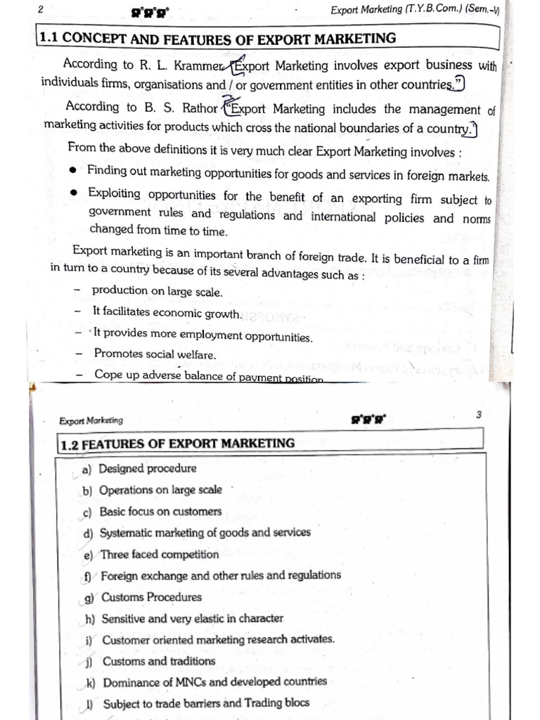 Export Marketing | PDF