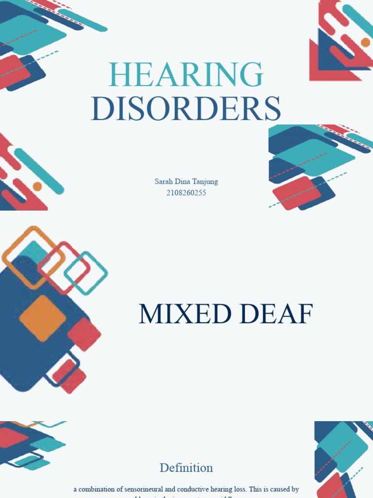 Tuli Campuran | PDF | Hearing Loss | Ear