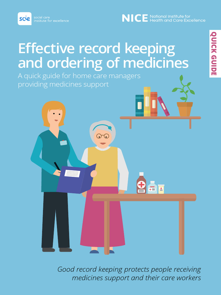 NICE Quick Guide Effective Record Keeping Ordering Medicines | PDF ...