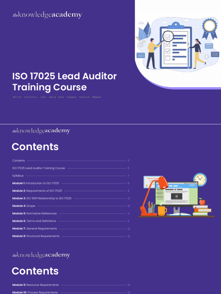 ISO 17025 Lead Auditor Training Course | Download Free PDF | Audit | Internal Audit