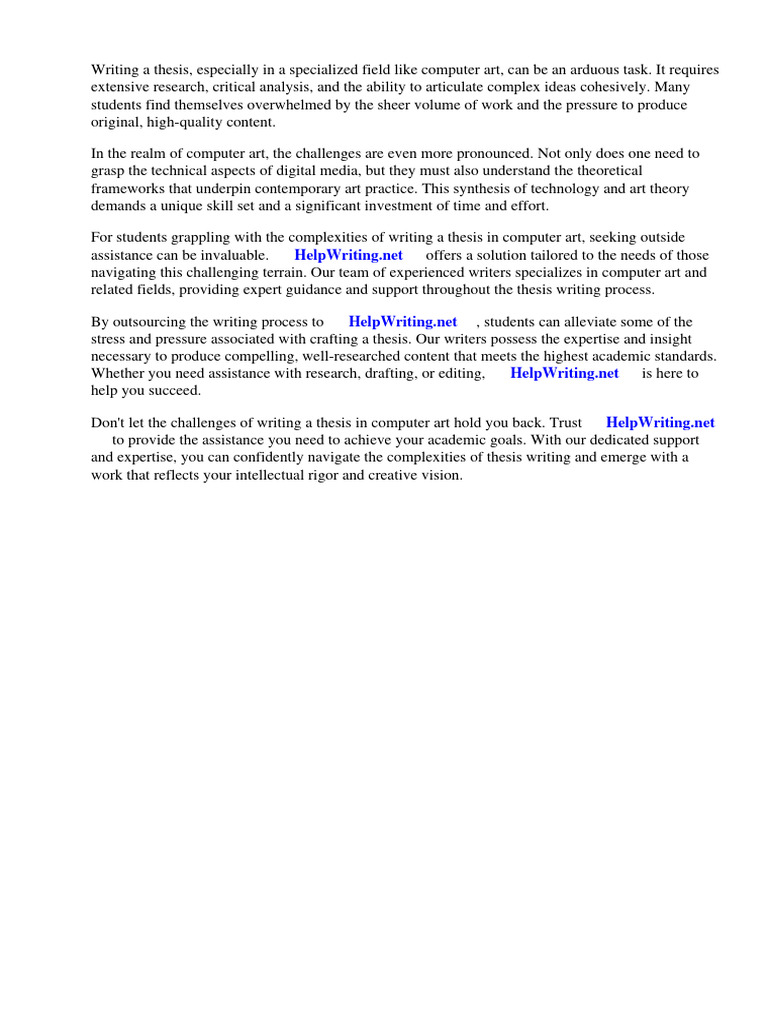 Sva Thesis Computer Art | PDF | Computer Art | Expert