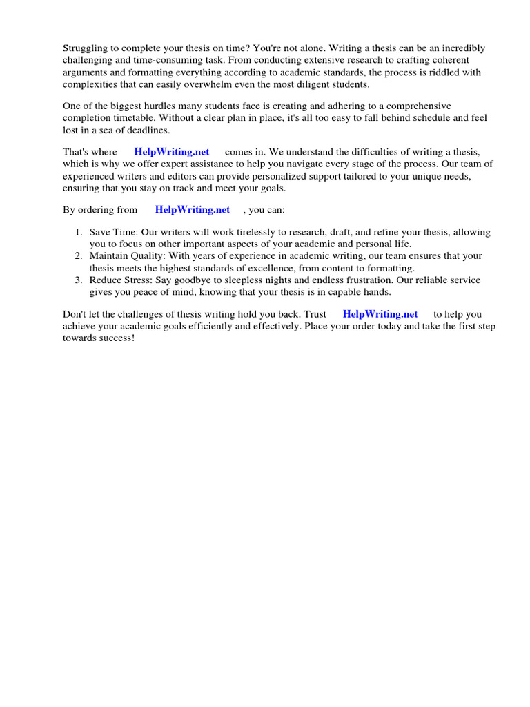 Thesis Completion Timetable | PDF | Thesis | Cybercrime