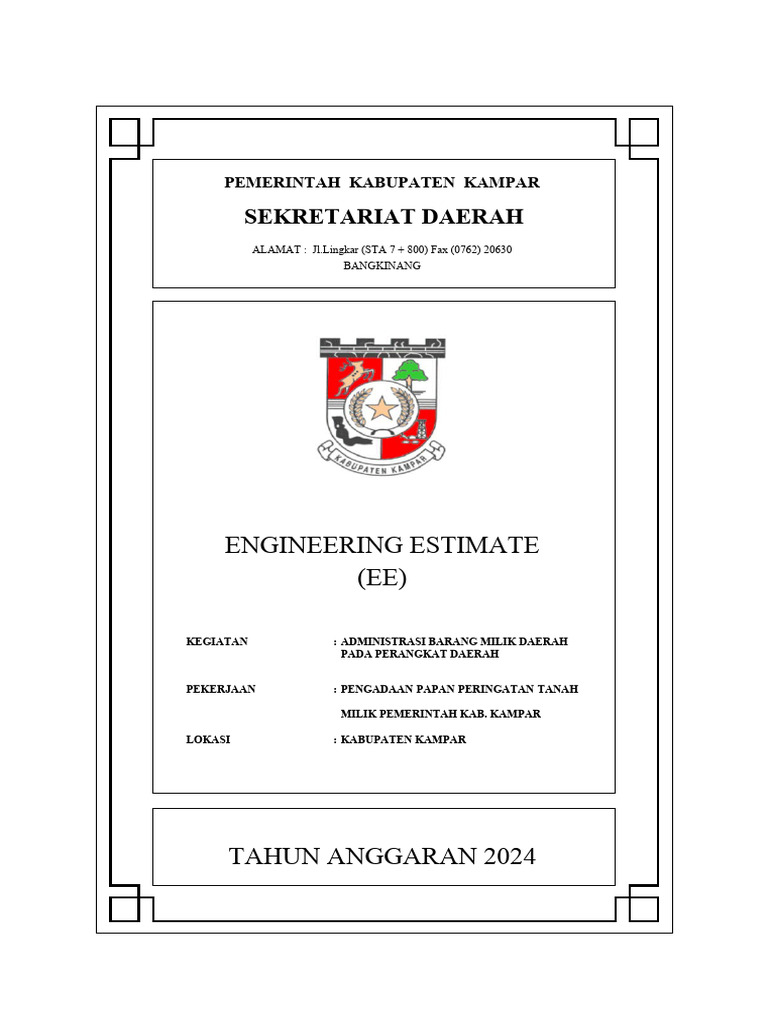 Rab Papan Peringatan Setda 2024 | PDF