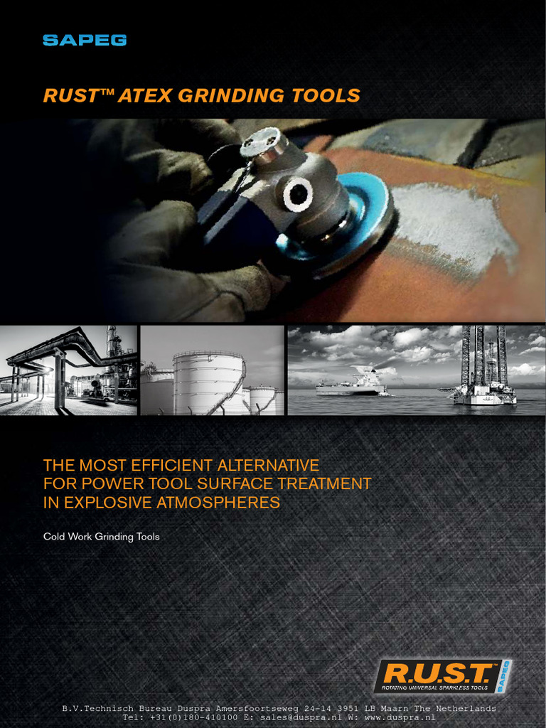 Ochure Rust Atex Grinding Tools 0 | Download Free PDF | Industrial ...