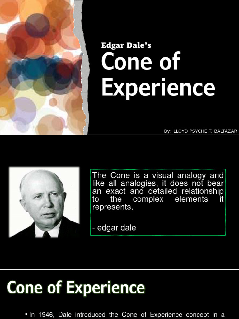 Lesson 1 - Cone of Experience | PDF | Experience | Learning