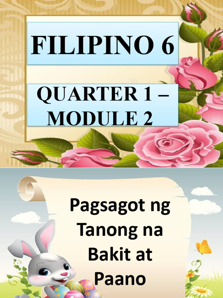 Filipino 6: Quarter 1 | PDF
