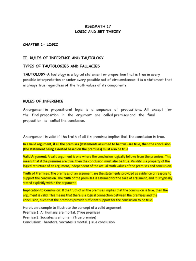 Bsedmath 17 Chapter B | PDF | Argument | Logic