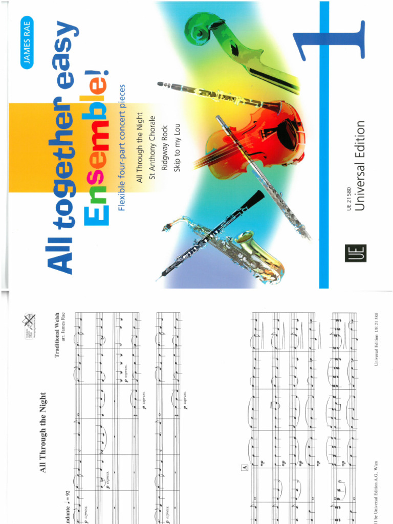 All Together Easy Ensemble 1 - Tutti | PDF