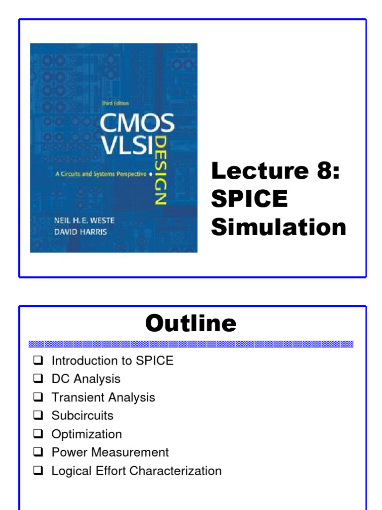 Chapter8 Spice Pdf Spice Mosfet