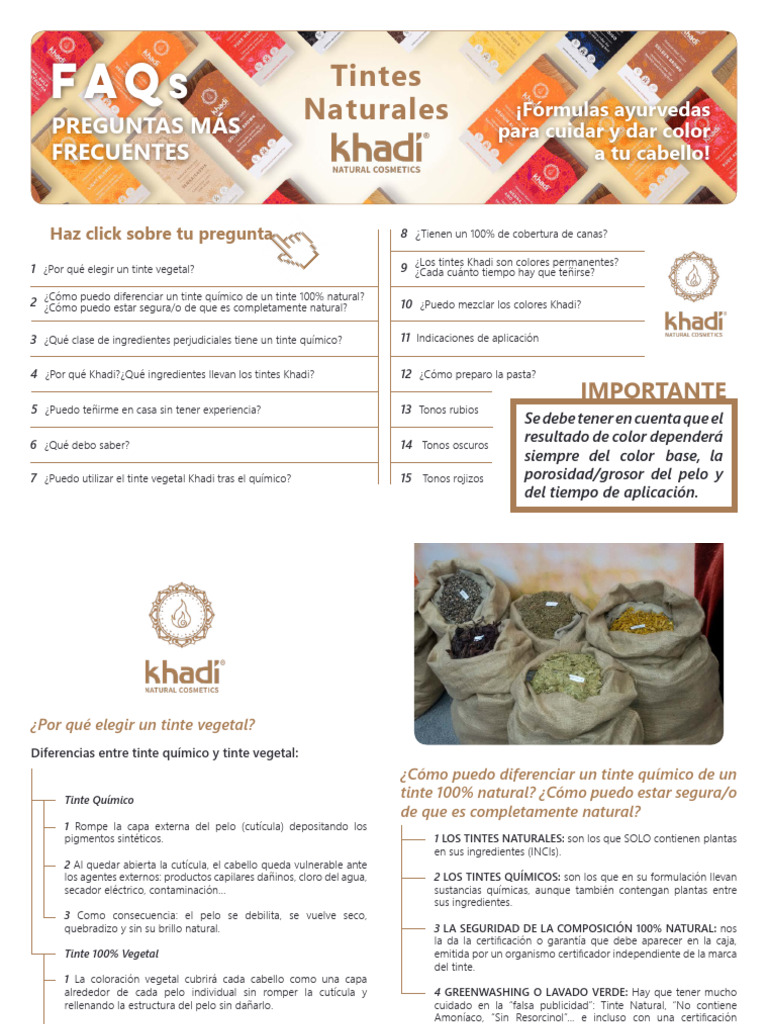 Faq Khadi | PDF | Pelo | Champú