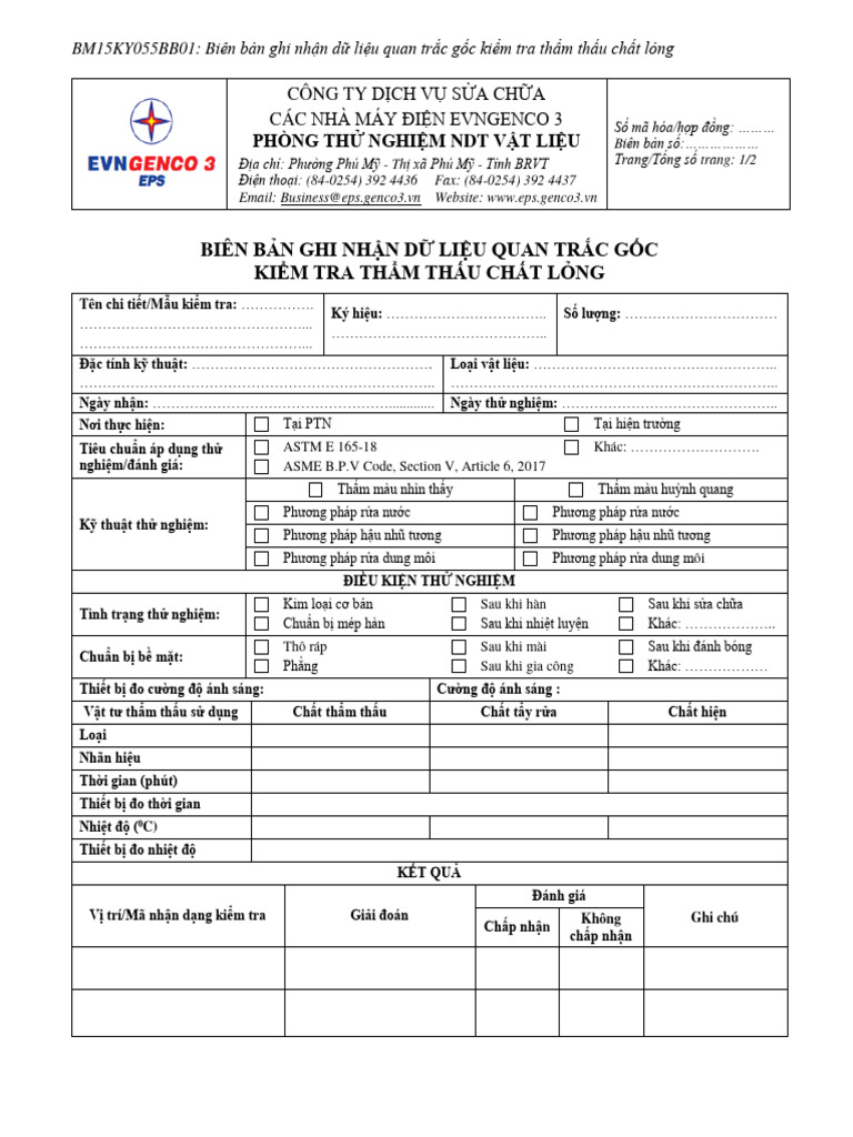 BM15KY055BB01-Bien Ban Quan Trac Goc PT | PDF