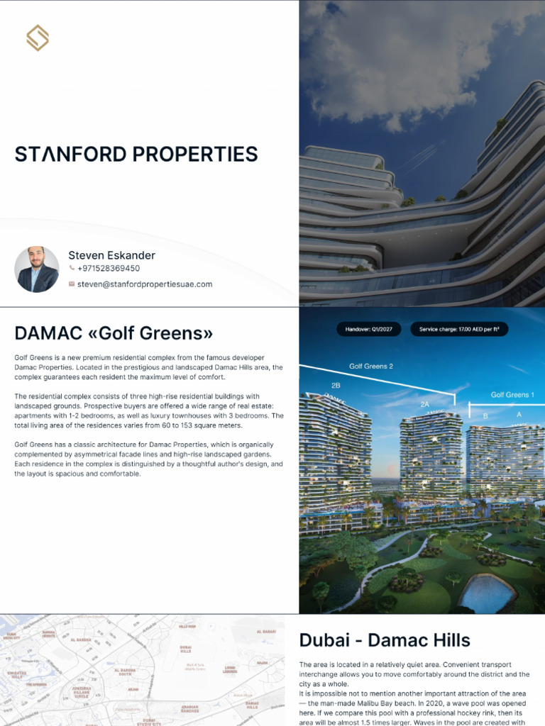 DAMAC Golf Greens | PDF
