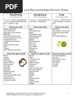 Sample Menu - SFSP Cold-Hot Lunch Menu, 5 Day | PDF | Salad | Lunch
