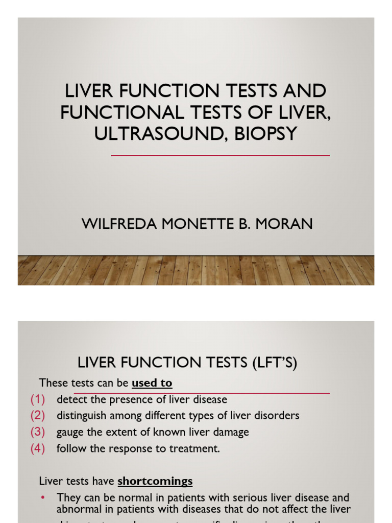 Liver-function-tests-ppt-monette.pdf | PDF | Cirrhosis | Alanine ...