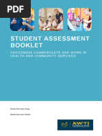 FB - CHCCCS038-Learner Workbook - V1.0 | PDF | Educational Assessment ...