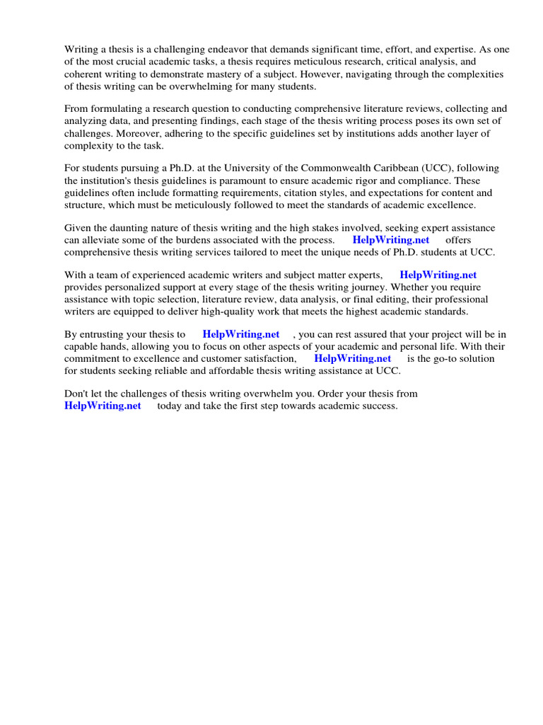 Ucc PHD Thesis Guidelines | PDF | Thesis | Doctor Of Philosophy