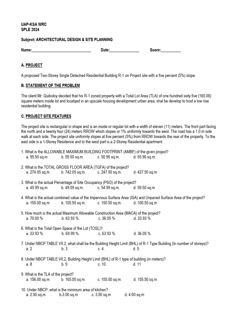 r1 Single Detached (1) | PDF | Buildings And Structures | Urban Planning