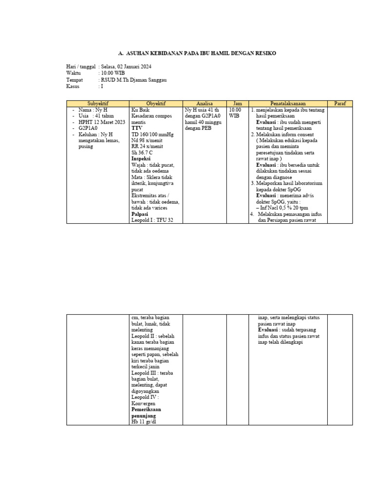 Soap Kehamilan Periode Ii | PDF
