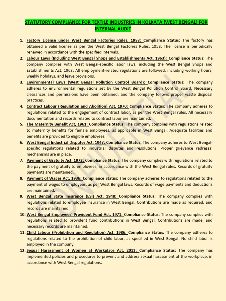 Compliance On Internal Audit | PDF | Employment | Regulatory Compliance