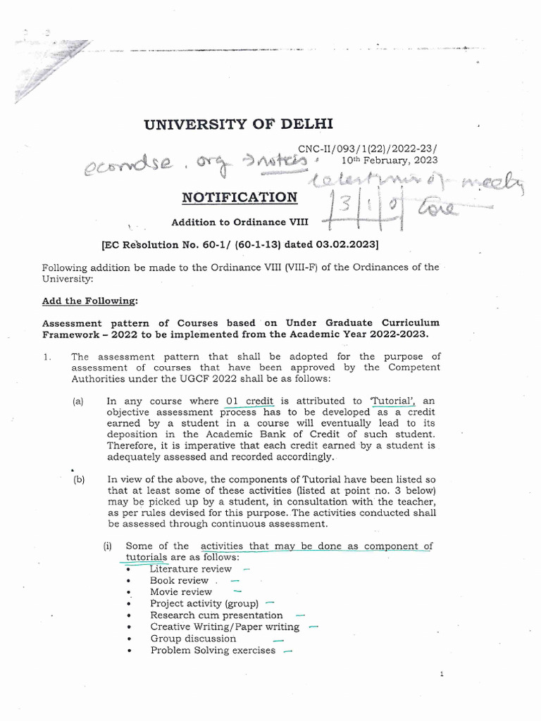 Notification Ia-Ca Nep | PDF