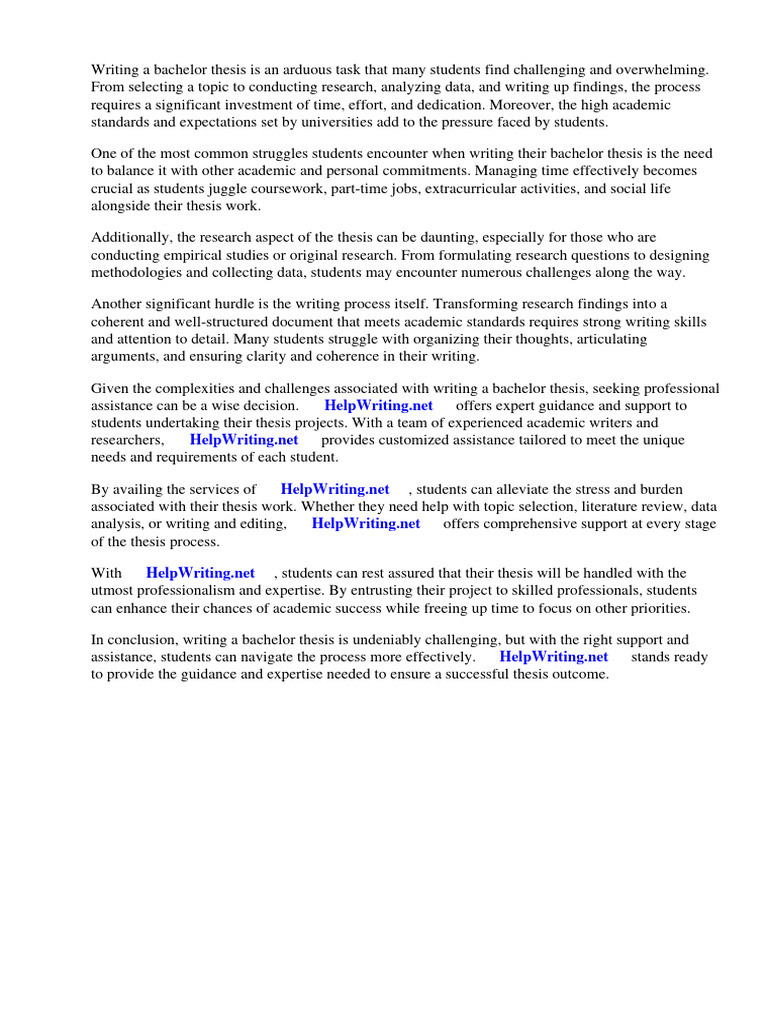 Bachelor Thesis Tu Berlin | PDF