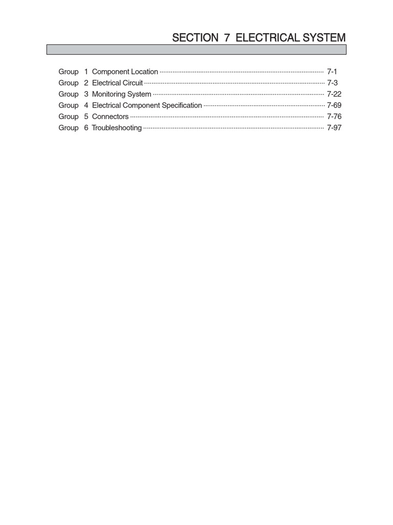 7-1. Electrical System | PDF | Switch | Mechanical Engineering