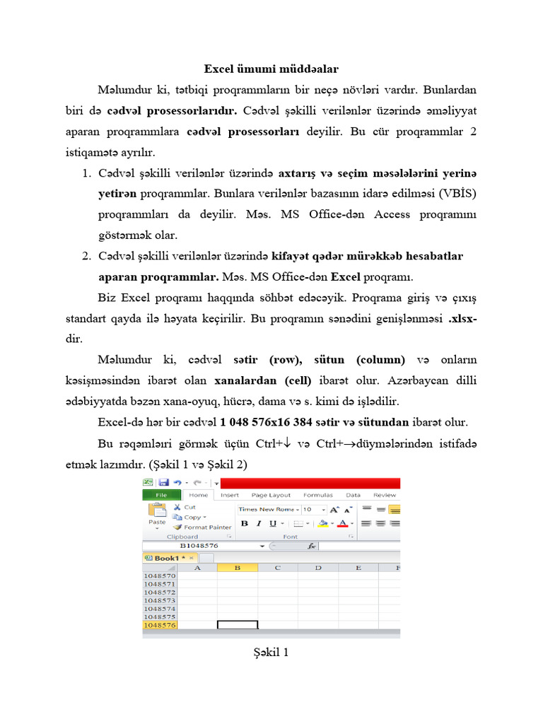 Excel Muh1 | PDF