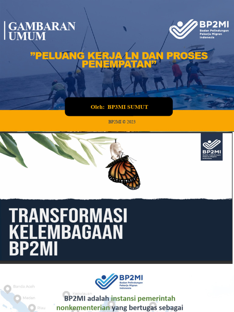 Peluang Kerja LN Dan Proses Penempatan (BP3MI Sumut) | PDF | Pengelolaan Keuangan & Uang