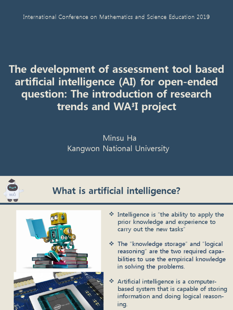 Prof. Ha Minsu (Automated Scoring Based Artificial Intelligence) | PDF | Intelligence ...
