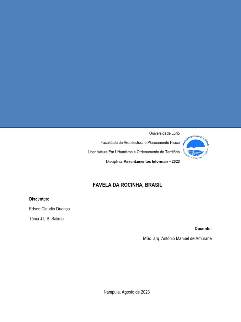 Favela Da Rocinha, Brasil | PDF | Favela | Economias