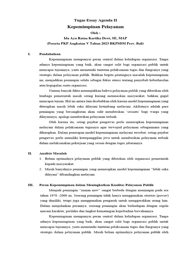 Ida Ayu Ratna Kartika Dewi PKP 5 - Agenda II | PDF | Karier & Perkembangan | Pengembangan Diri