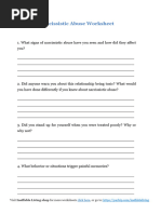 Boundaries Circle Worksheet | PDF