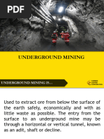 Long Hole Stoping With Short Interval Control | PDF | Mining