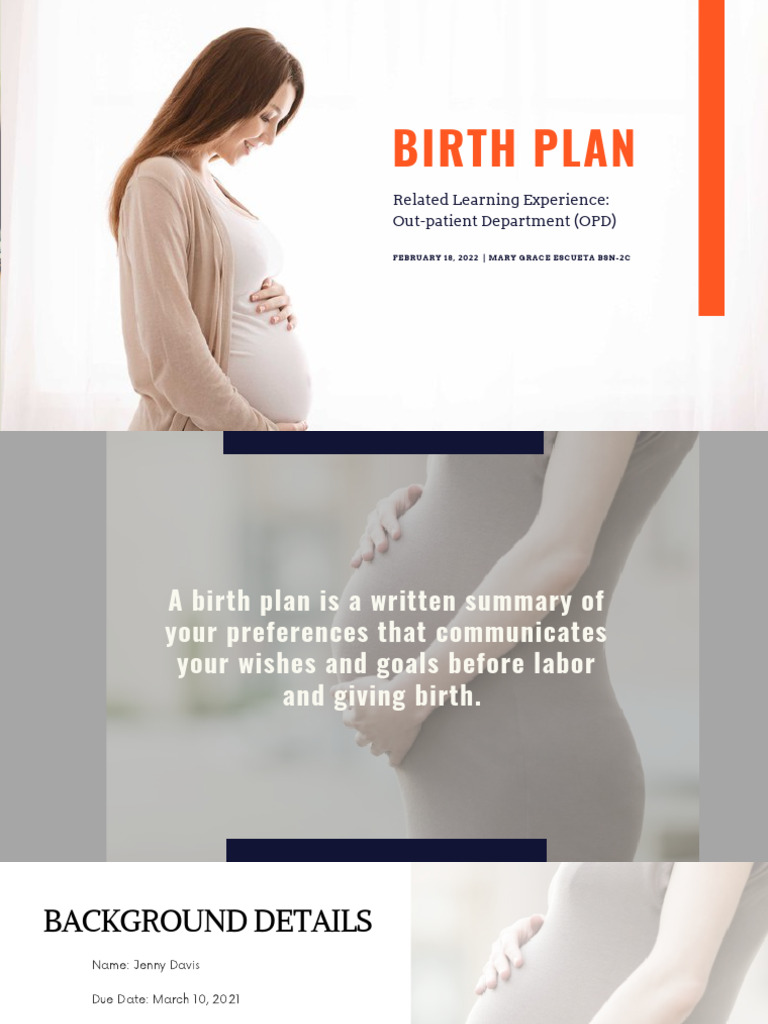 Activity #7 - Birth Plan - Escueta | PDF