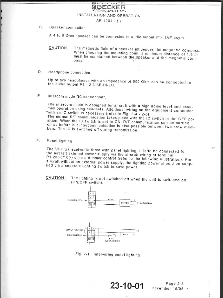 Flightcom 403 Intercom Wiring Guide | PDF | Manufactured Goods ...