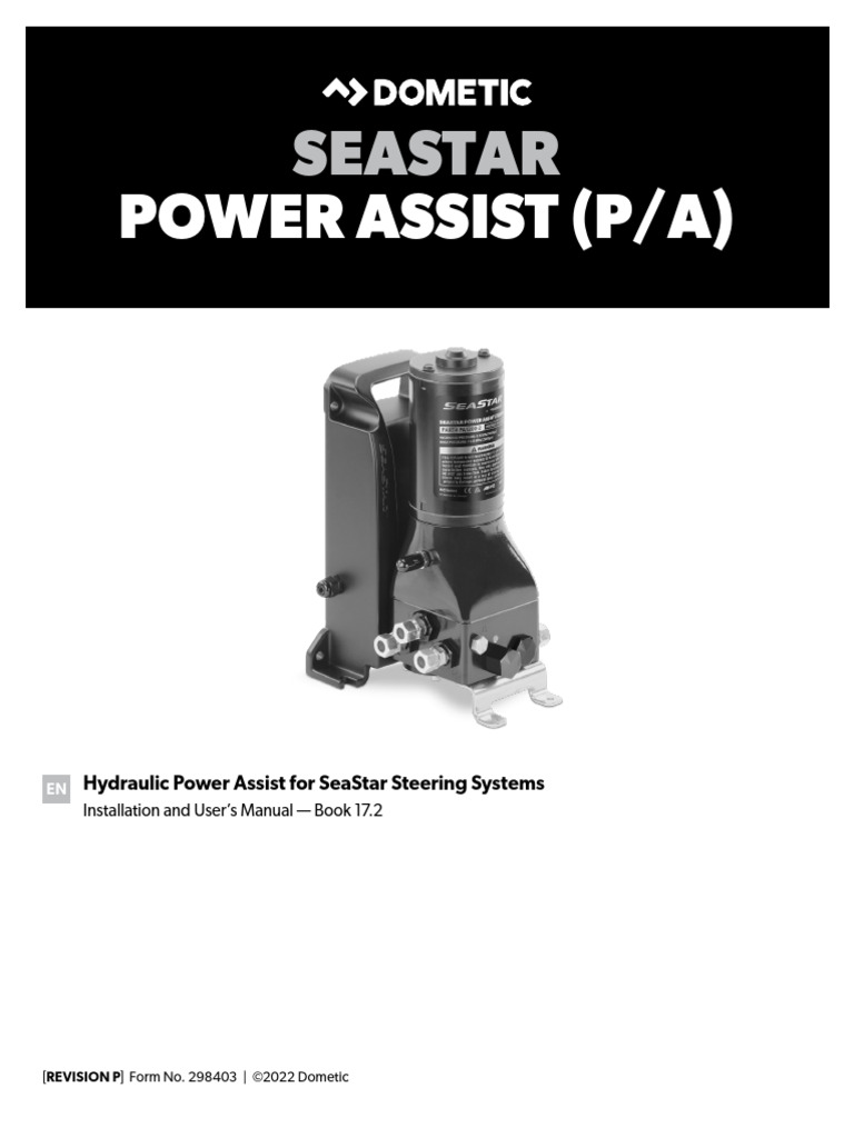 SeaStar Power Assist Installation Manual | PDF | Pump | Pipe (Fluid ...