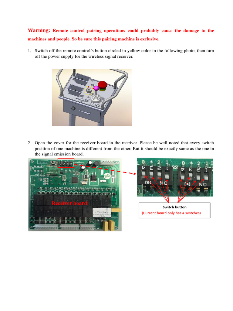 Remote Control Pairing Operation 210606 New | PDF | Science & Mathematics | Technology & Engineering