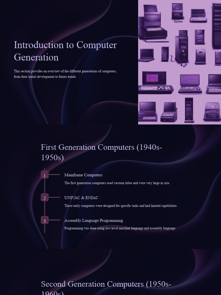 Introduction to Computer Generation | PDF