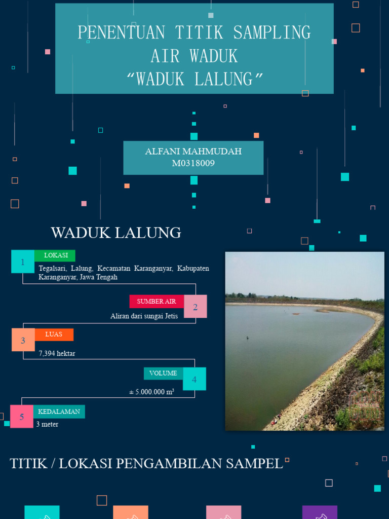Penentuan Titik Sampling Air Waduk | PDF